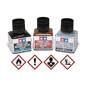 Tamiya Panel Line Accent Color 40ml Brown TAM87132 Plastics Paint Enamels