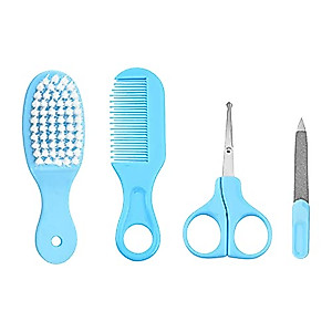 Baby Grooming Kit, Infant Safety Care Set with Hair Brush Comb Nail Clipper Nasal Aspirator Ear Cleaner,Baby Essentials Kit for Newborn Girls Boys