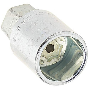 MCGARD 24157 Chrome Cone Seat Wheel Locks (M12 x 1.5 Thread Size) - 4 Locks / 1 Key