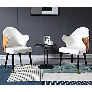 Articles for daily use Round Coffee Table in Balcony Living Room, Simple Metal Sofa Table, Round Side Table with Metal Frame, Industrial Home Living Room and Bedroom Furniture