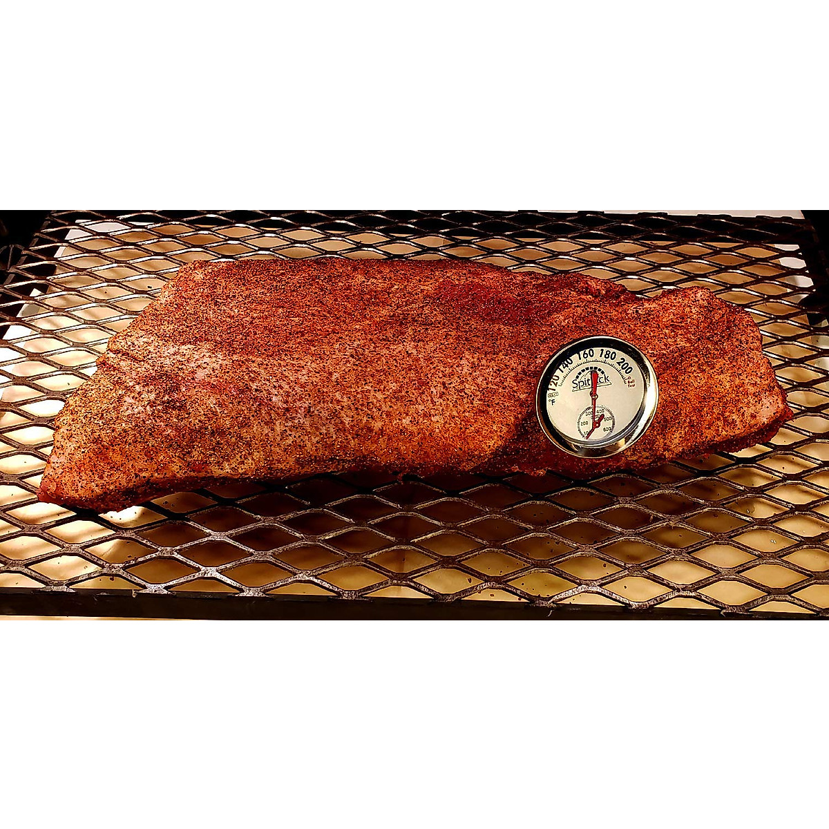 SpitJack Dual Sensor Meat and Oven Thermometer for Rotisserie Cooking Whole Pig, Hog, Lamb and Turkey. Internal and External Meat Probe for Grill, Smoker, Oven and Kitchen (2 Pack)