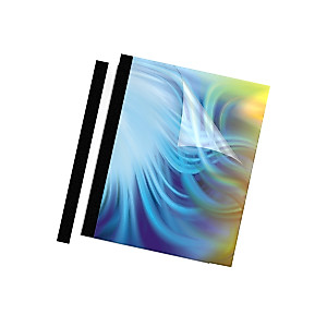 Fellowes 1/8-Inch Thermal Binding Covers, 10-Pack, Black (5222701)