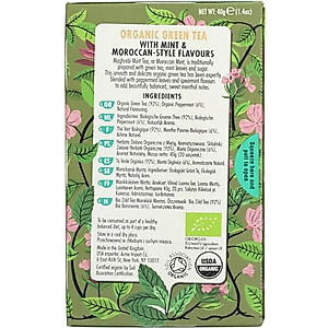 Heath & Heather Organic Green Tea & Moroccan Mint