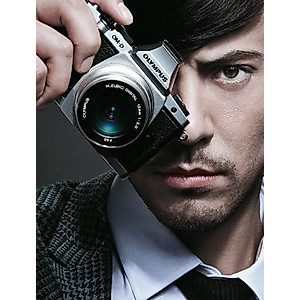 Olympus OM-D E-M5 16MP Live MOS Interchangeable Lens Camera with 3.0-Inch Tilting OLED Touchscreen and 12-50mm Lens (Silver) - International Version (No Warranty)