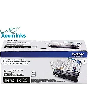 VIT 1 Pack TN431 TN-431 TN431BK TN-431BK Black High Yield Compatible Toner Cartridge Replacement for Brother HL-L8260CDW L8360CDW L8360CDWT L9310CDW L9310CDWT L9310CDWTT Printer