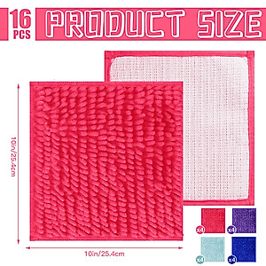 16 Pcs School Locker Bulk Carpet Locker Rug Locker Organizer School Locker Bulk 10 x 10 Square Locker for School Locker Class Accessories (Pink,Cyan,Dark Blue,Purple)