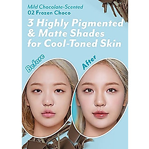 I'm Meme Palette - Afternoon Tea Contour | Mother's Day, Gifts. Buildable Coverage, 3 Shades, Light to Medium, Frozen Choco, 0.4 Oz