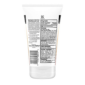 Neutrogena Blackhead Eliminating Daily Facial Scrub With Salicylic Acid Acne Medicine, Exfoliating Face Wash for Blackheads, 4.2 oz (Pack of 6)