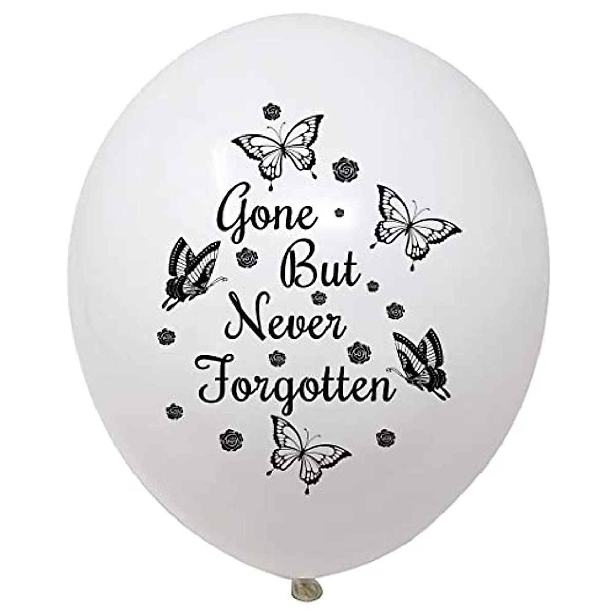 30 Biodegradable latex balloons for release to Celebrate life, Bereavement, Condolences, Funeral, Anniversary, Memorial services, Memory table, Ash Scatterings (White)