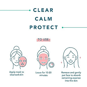 LAPCOS Cica Sheet Mask, Daily Face Mask with Cantella Plant Extract to Regenerate and Revitalize Skin, Korean Beauty Favorite, 5-Pack