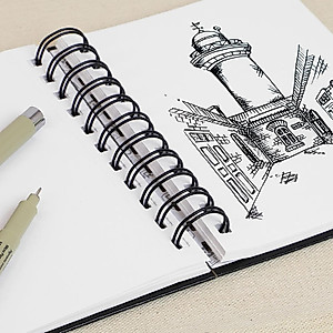 Pro Art Premium Sketch Book 4"x6" 80 Sheets, 70#, Wire, Sketch Book, Sketchbook, Drawing Pad, Pad, Drawing Paper, Art Book, Paper, Sketchbook for