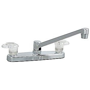 VALTERRA Phoenix Faucets PF221301 Catalina Two-Handle 8" Kitchen Faucet with 8" Standard Spout - Chrome,Silver