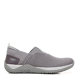 Ryka Womens Echo Knit Sneaker, Grey, 10 Wide US