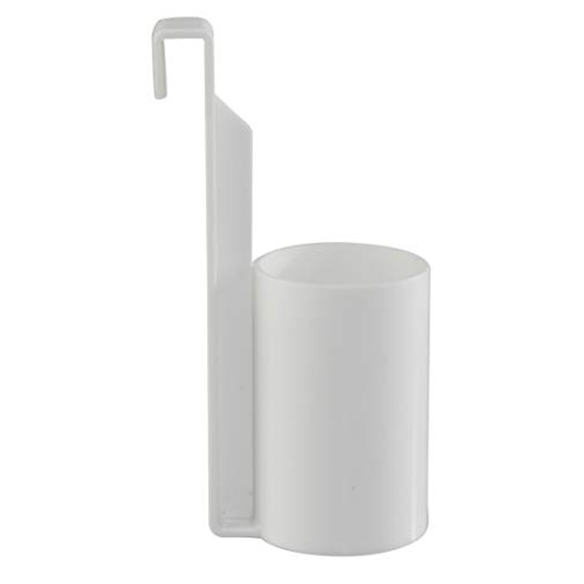 Home-X White Air Freshener Spray Holder for Home Bathroom Fits Toilet Deodorizer and Aerosol Odor Eliminator