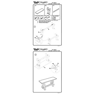 The Urban Port Wooden Garden Patio Bench with Retro Etching, Cappuccino Brown