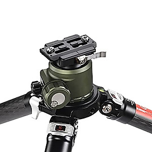 MLOK Arca Rail Tripod Mount Adapter, for Rifle Tripod Ballhead Quick Release Plate,Compatiable RRS Dovetail, 2 M-LOK Slot Interface