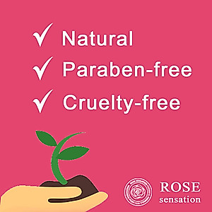 Rose Sensation Shampoo, 10 oz - Natural Moisturizing Hair Care for Strength & Growth