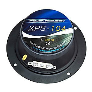 P Acoustik 4X Sealed Back 4" 1200W Mid Range Car Audio Speaker XPS-104
