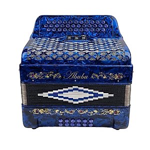Abubu 34-Key Accordion 3412 GCF (Blue)