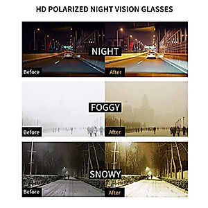 FEISEDY Classic Men Polarized Sports Sunglasses Night Driving Yellow Lenses Cycling Fishing Driving Glasses B2674