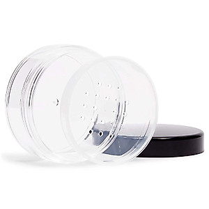 Empty Loose Powder Container and Puff Set, Sifter Included (50 ml, 12 Pieces)