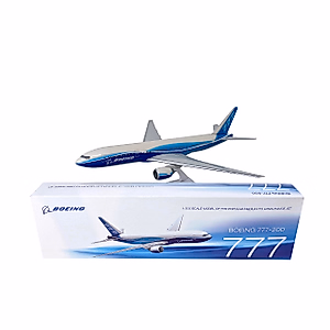 Flight Miniatures Boeing Demo (04-Cur) 777-200 1:200 Scale - Plastic Snap-Fit Model Airplane - Collectible Replica of Boeing Aircraft Part #ABO-77720H-029