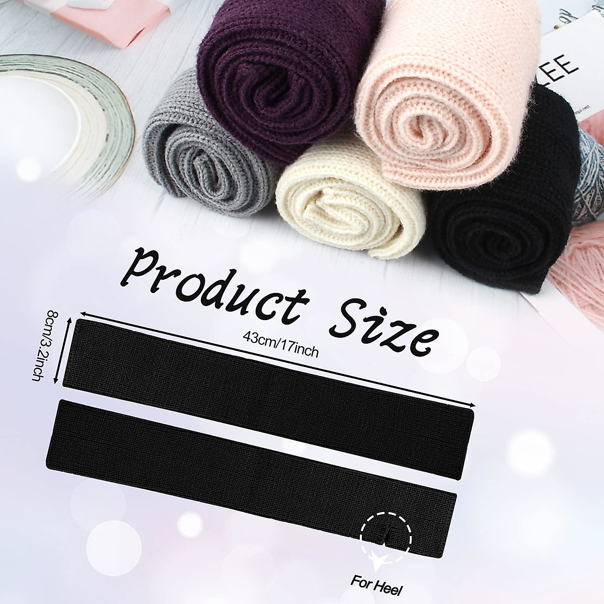 ONESING 2 Pairs Leg Warmers for Women Winter Ribbed Knitted Leg Warmers 80s Long Leg Socks for Ballet Dance Sports