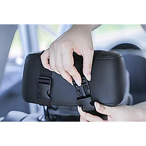 StoHua Child Car Seat Head Support - Baby Safety Car Seat Neck Relief Holder, Adjustable Head Band Strap Headrest, Baby & Kids Travel Accessories (Grey)