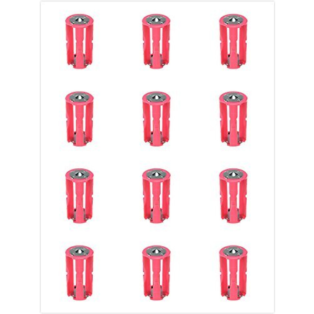 DSLRKIT 4AAA(LR03) to C Size Parallel Battery Adapter Holder (Pack of 12)