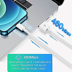 iPhone Charger Cord Lightning Cable [MFi Certified] 6ft/6ft/10ft 3 Pack Apple Chargers for iPhone Fast iPhone Charging Cable Compatible for iPhone 14 13 13Pro 12 11 Max XS XR X SE iPad and More