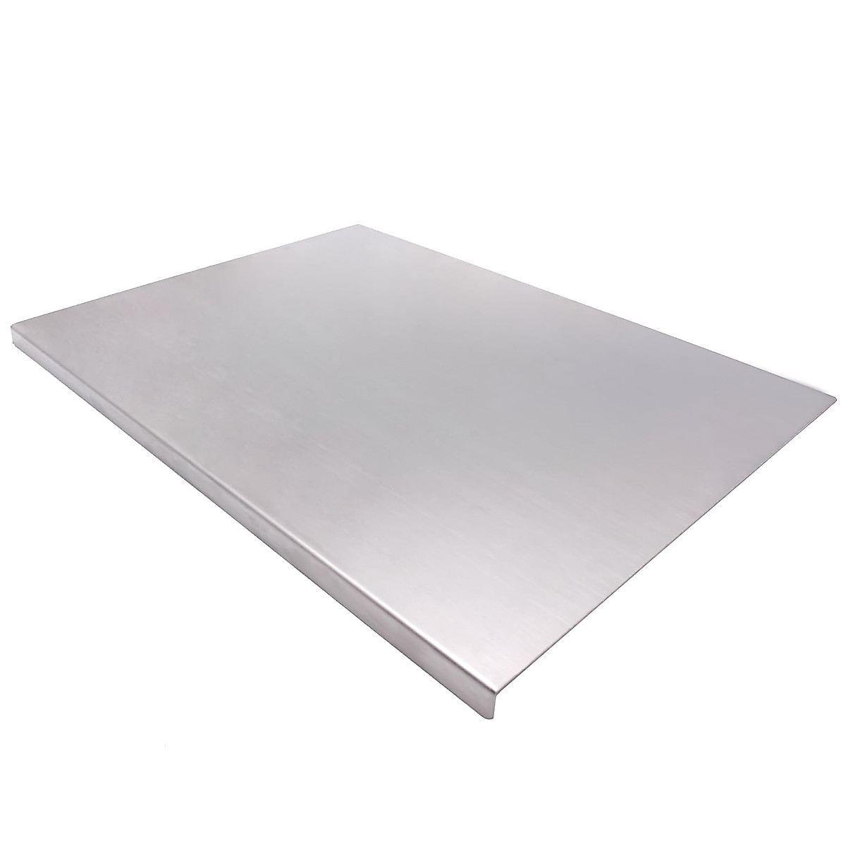 BILLAMB Stainless Steel Cutting Boards for The Kitchen, Suitable for Meat, Fruits, Vegetables, Bread, and Baking Large-sized Cutting Boards (40 x 30cm/15.7 x 11.8 in)