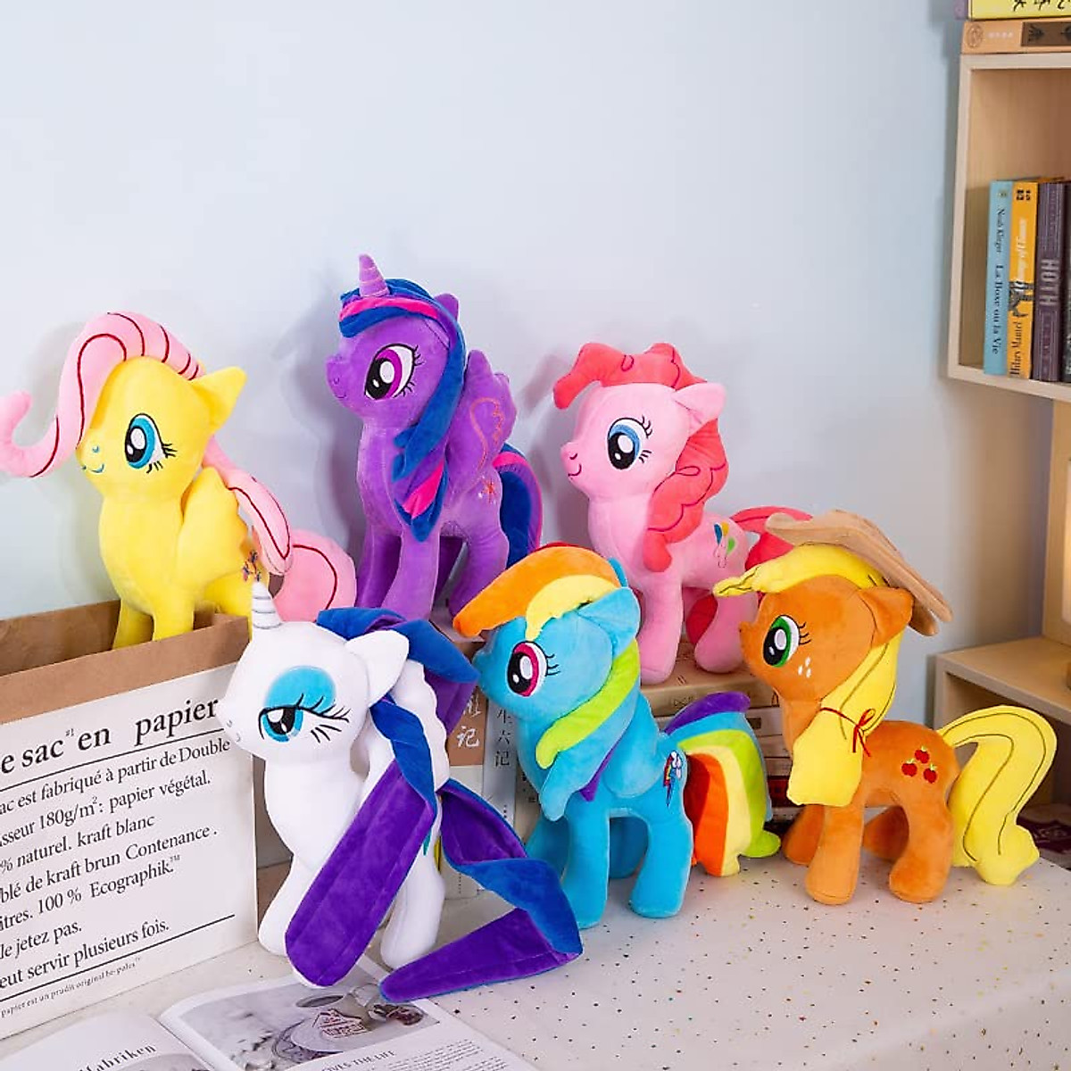Little Horse Plush Toy 50cm Friendship Movie Feature Character Doll Action Figure Model Toy (Fluttershy)