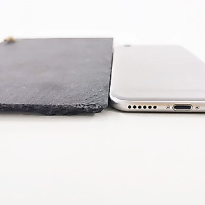 St.Patrick's Day Decorative Plaque, Chalkboard Slate Signs with Rope, Hanging Wall Sign for Porch/Entryway/Outdoor/Garden Home 5x8inch, Truck with Clover Green Plaid