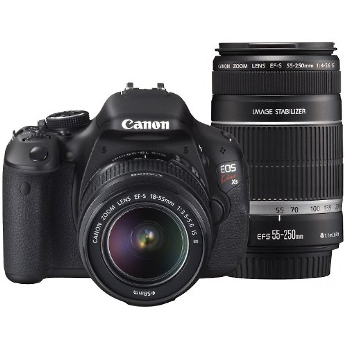 Canon EOS Kiss X5 Digital SLR Camera 2 Lens Kit - International Version (No Warranty)