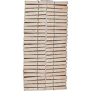 Sorillo Brands-Wooden Clothes Pins, Natural Wood, 50 Pack, 2.9 Inch, Rust Resistant Clothes Pins Wooden, Clothes Pins for Classroom, Clothes Pins for Crafts, Large Clothes Pins Wood
