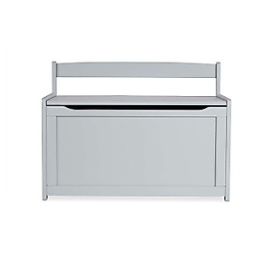 Melissa & Doug Wooden Toy Chest - Gray Furniture for Playroom