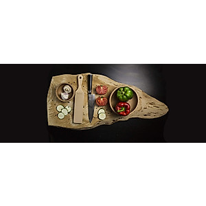 Bacher Premium Leather Strop for Knife Sharpening with Polishing Compound - Double Sided Stropping Leather – Stropping Kit: Knife Strop and Stropping Compound for Wood Carving and Woodworking