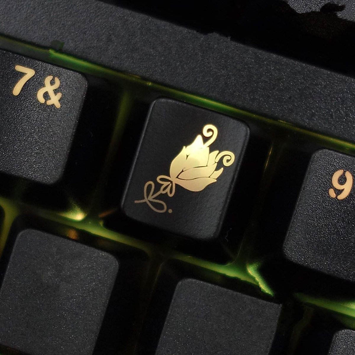 OEM Profile R4 ESC Keycap Rose Backlit Translucent Key Cap for Cherry MX RGB Switch Mechanical Keyboards Gaming DIY Replacement