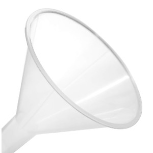 EISCO Powder Funnel, 2.6" - Polypropylene Plastic - Parallel Stem - Resistant to Acids & Alkalis - Great for Laboratory, Classroom or Home Use