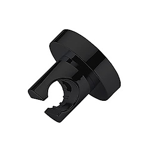 BluPai Vacuum Suction Holder,Removable Wall Mounted Shower Head Holder for Bathroom,Relocatable Showerhead Bracket,Black