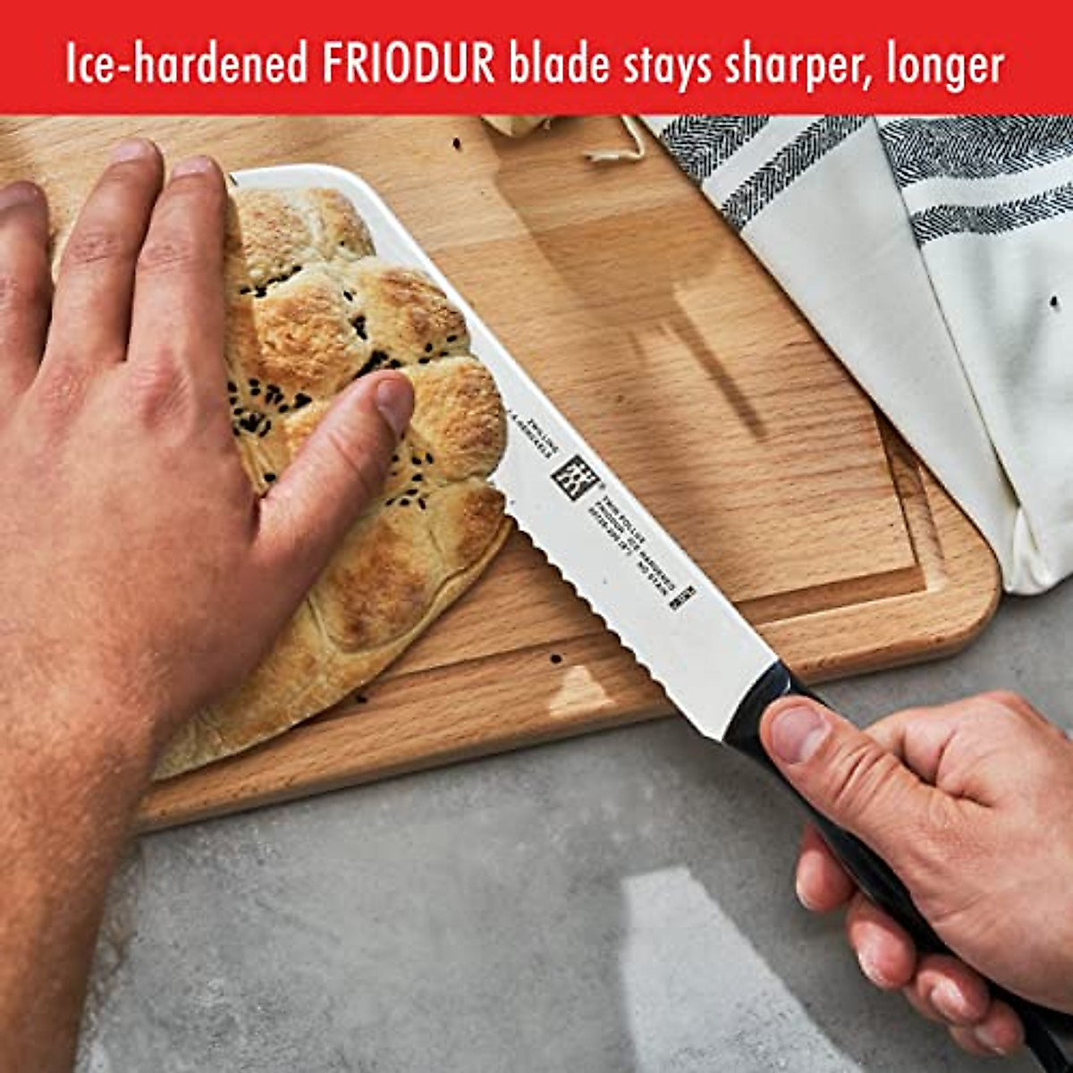 ZWILLING Twin Signature 15-Piece German Knife Set with Block, Razor-Sharp, Made in Company-Owned German Factory with Special Formula Steel perfected for almost 300 Years, Dishwasher Safe