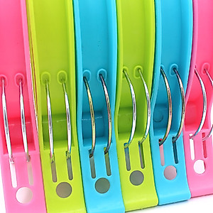 Z ZICOME Set of 6 Super Jumbo Plastic Clips for Keeping Towels Sheets Quilts Clothes from Blowing Away