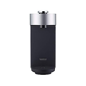 Coway Aquamega 100 Countertop Water Purifier with Three-Stage Water Purification, Direct-Flow, and Easy Installation (Black/Silver), 15.8 x 5.1 x 12.1