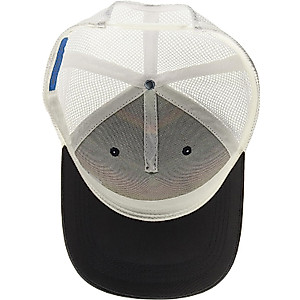 Costa Baja Stripe Trucker Hat, Blue