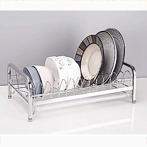 Plate Rack Draining Dish Rack Stainless steel single-layer dish rack drain rack dish rack dish rack dish rack for Kitchen Countertop Pan Plate Holder