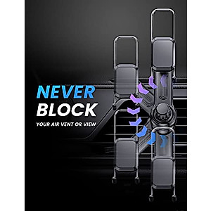 eSamcore Magnetic Phone Holder for Car – [Supporting Bar] Magnetic Phone Mount for Car Vent with [360° Rotatable Arm] Powerful Phone Magnet Compatible with iPhone Samsung Cell Phone