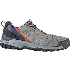 Oboz Sypes Low Leather B-Dry Hiking Shoe - Men's Steel, 9 Medium
