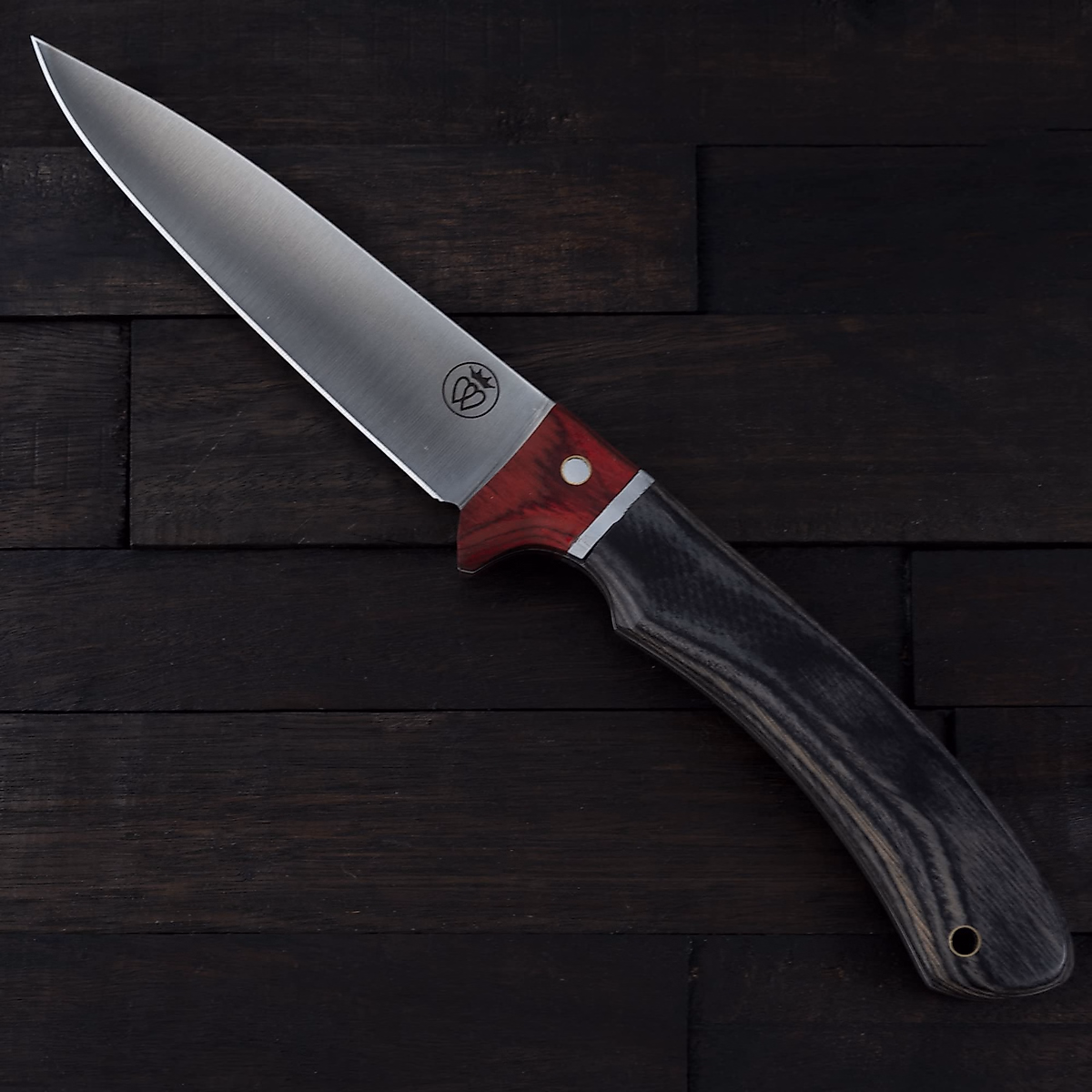 Prince of Scots 4.5 Inch Paring/Utility Knife | Extra-Large Handle | Premium Steel, Multipurpose Straight Edge, Spear Point