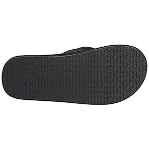 Oakley Men's Burke Flip Flop, Blackout, 12