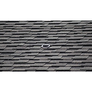 2813 RS-10 Single D-Ring Roof Anchor Stainless Strap/Dacromet D-Ring